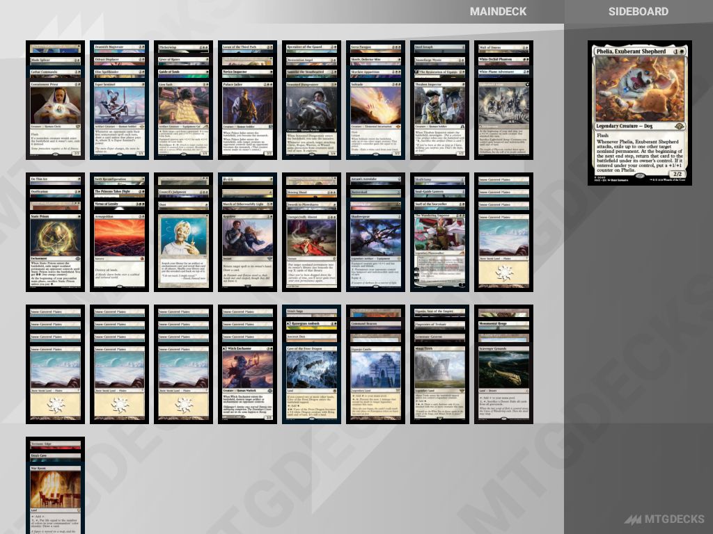 Duel-Commander Phelia, Exuberant Shepherd deck by Percipio • MTG DECKS