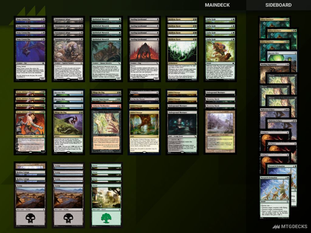 Arena Standard Golgari Roots deck by A_Brandon_Encounter • MTG DECKS