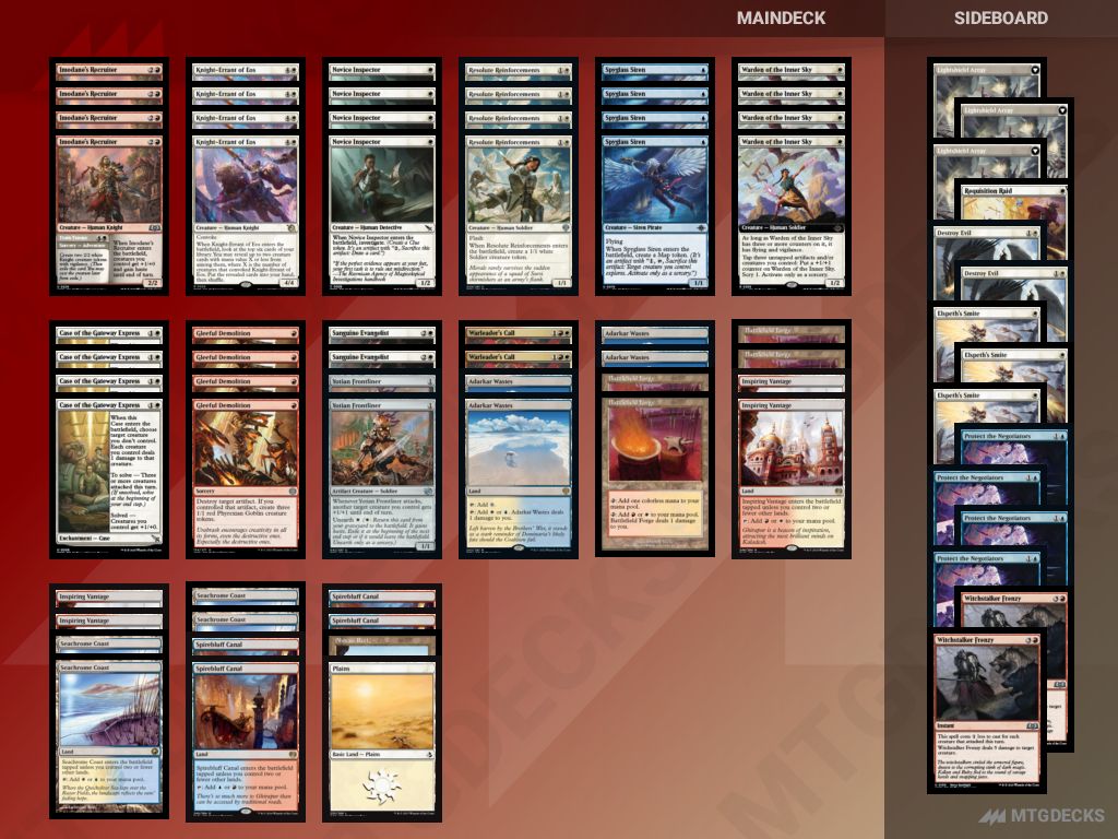 Standard Jeskai Convoke deck by M_LIT • MTG DECKS