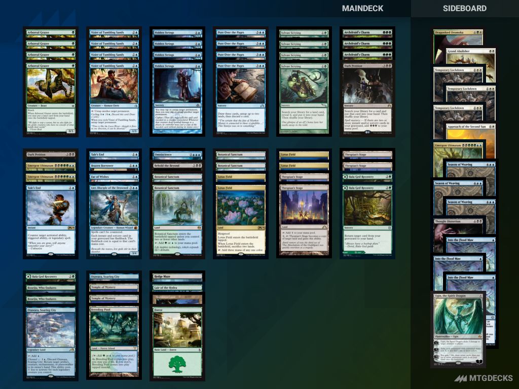 Pioneer Lotus Field Combo deck by Kampo • MTG DECKS