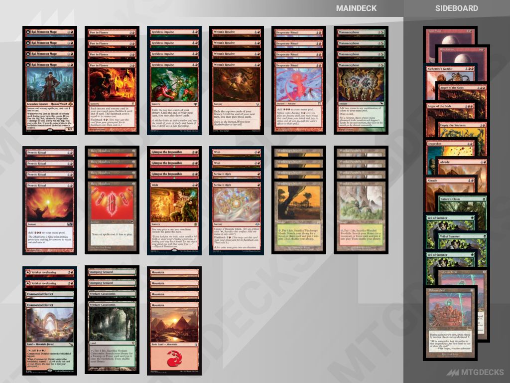 Modern RGルビーストーム deck by コセキ タケフミ • MTG DECKS