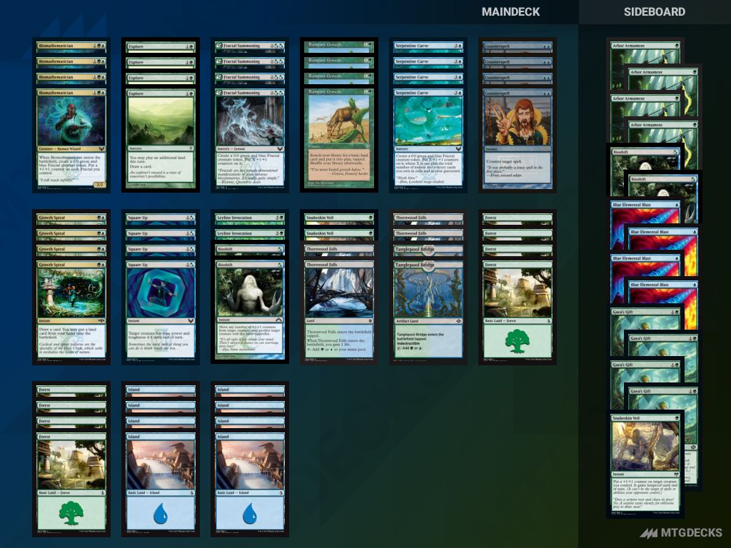 Pauper Fractals deck by Sandra Black • MTG DECKS