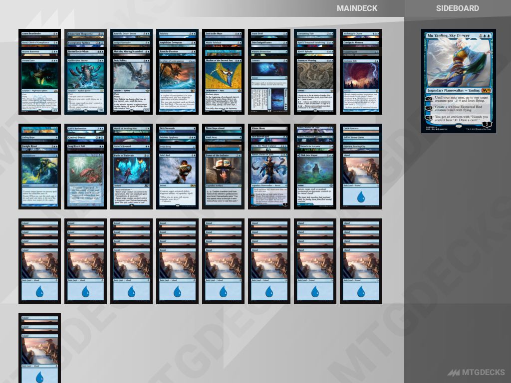 Historic-Brawl Mono Blue Brawl deck by Bromeo • MTG DECKS