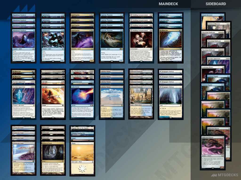 Pioneer Spirit deck by Kagaya Yosuke • MTG DECKS