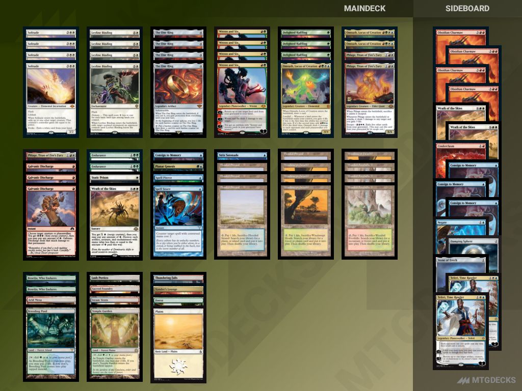 Modern 4 Color Omnath deck by Kurusu • MTG DECKS