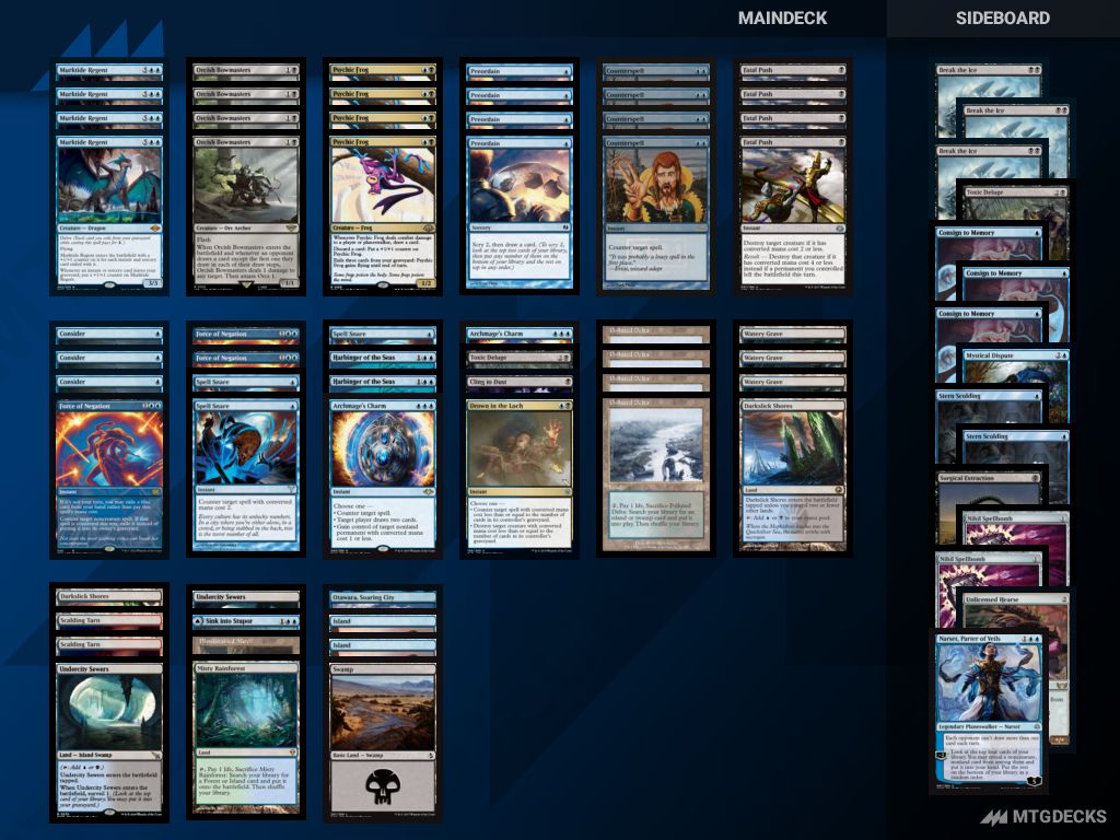 Modern Dimir Tempo deck by Alexis Cuevas • MTG DECKS