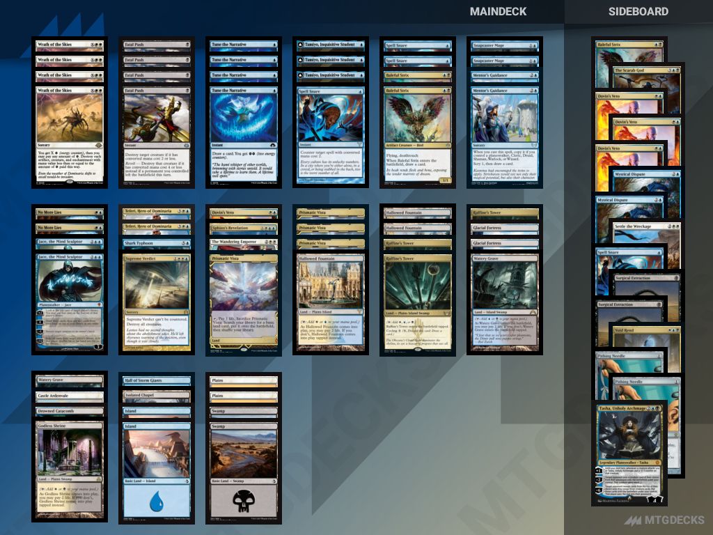 Arena Historic Esper Draw-Go deck by Kwestor • MTG DECKS
