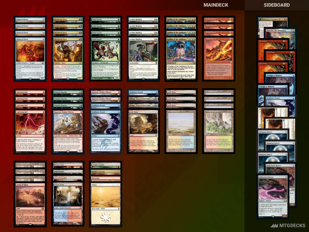 Modern Domain Zoo deck by GKoelten • MTG DECKS