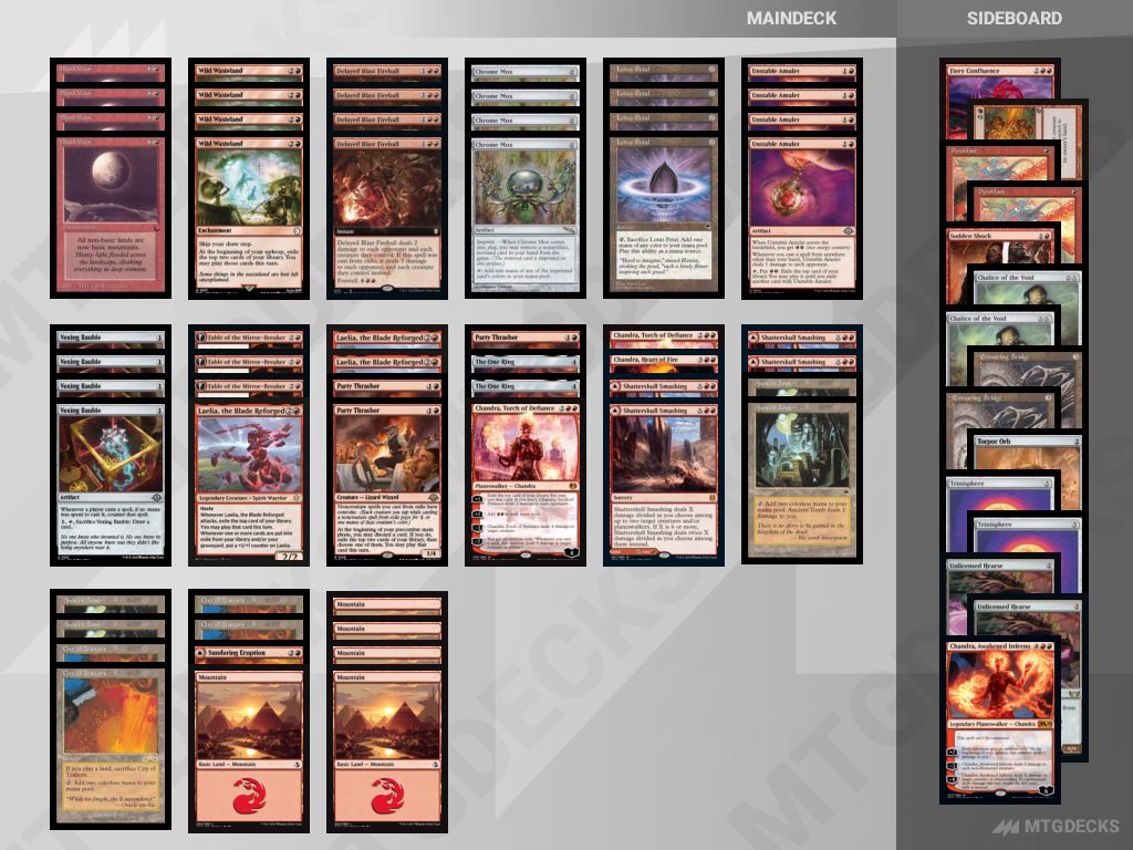 MTG Legacy Big Red top decks • MTG DECKS