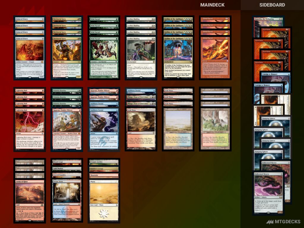 Modern Domain Zoo deck by Matthew Bell • MTG DECKS