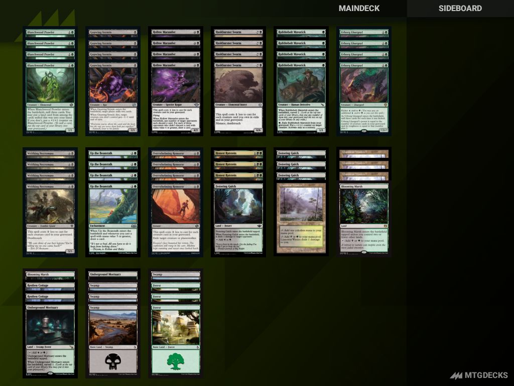 Arena Standard (BLM) Golgari Grave deck by Alura • MTG DECKS