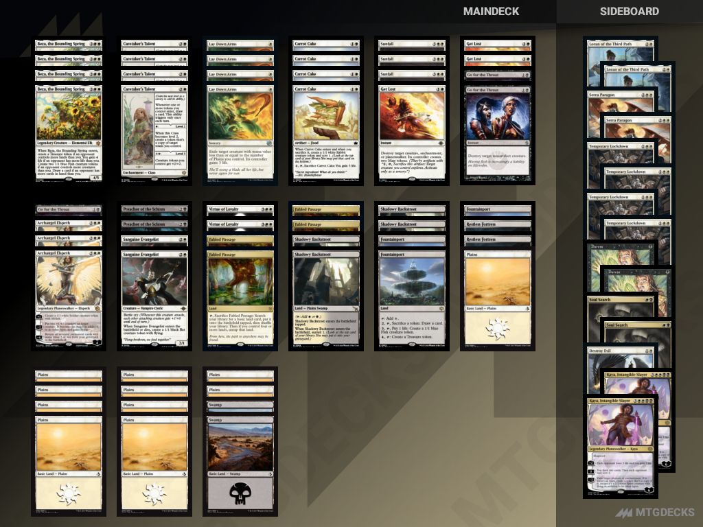 Standard Orzhov Tokens deck by VTCLA • MTG DECKS