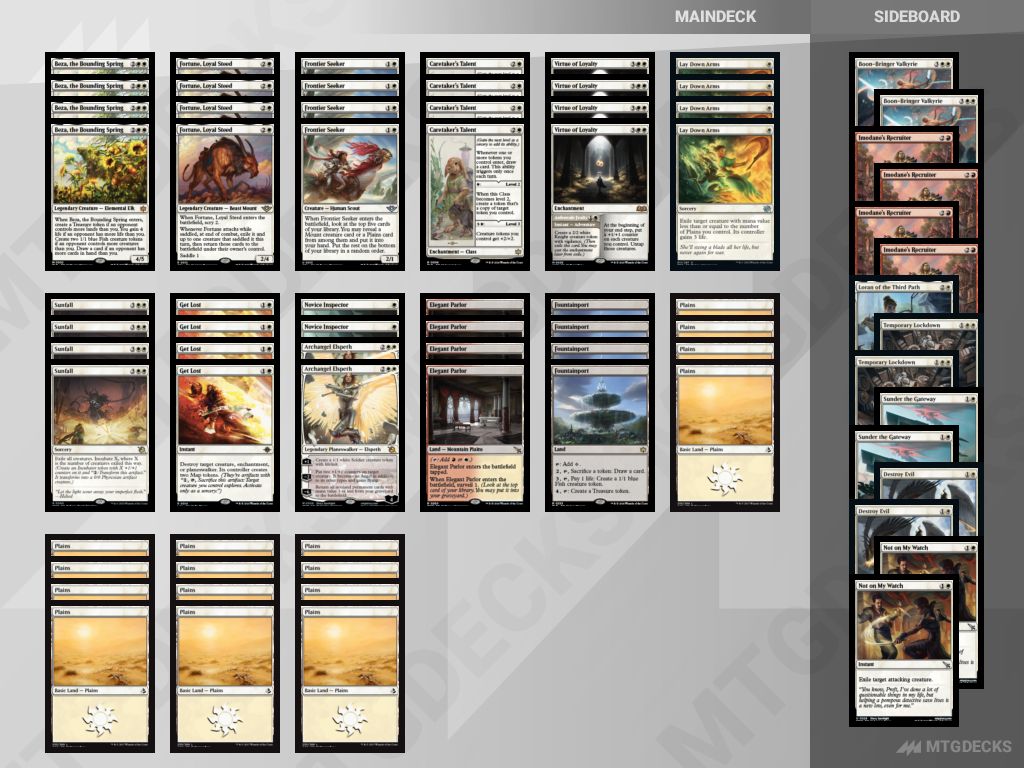 Standard Mono White Tokens deck by Tulio_Jaudy • MTG DECKS