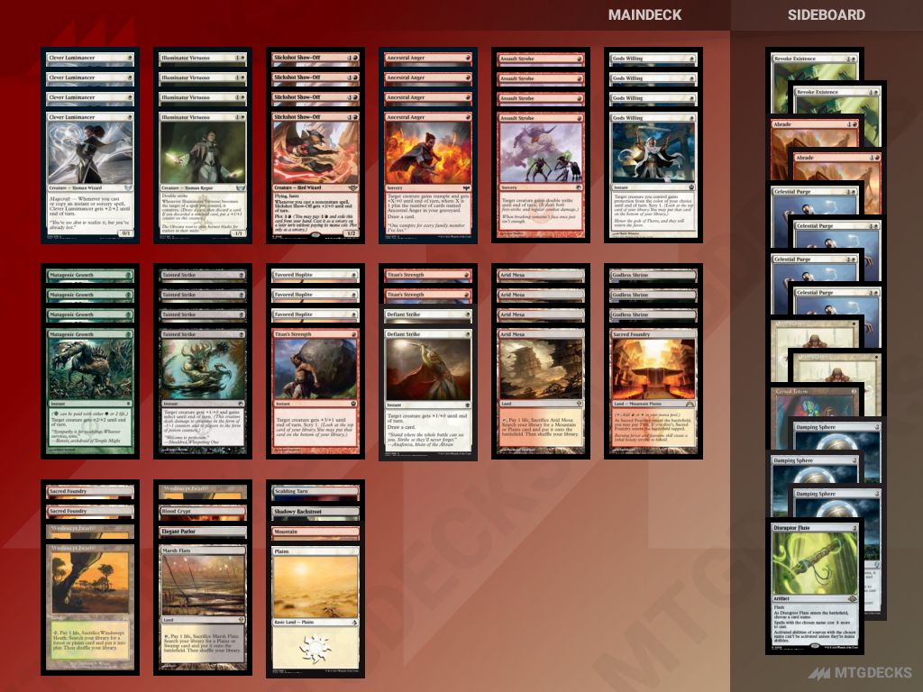 Modern Heroic deck by Jr Bugayong • MTG DECKS
