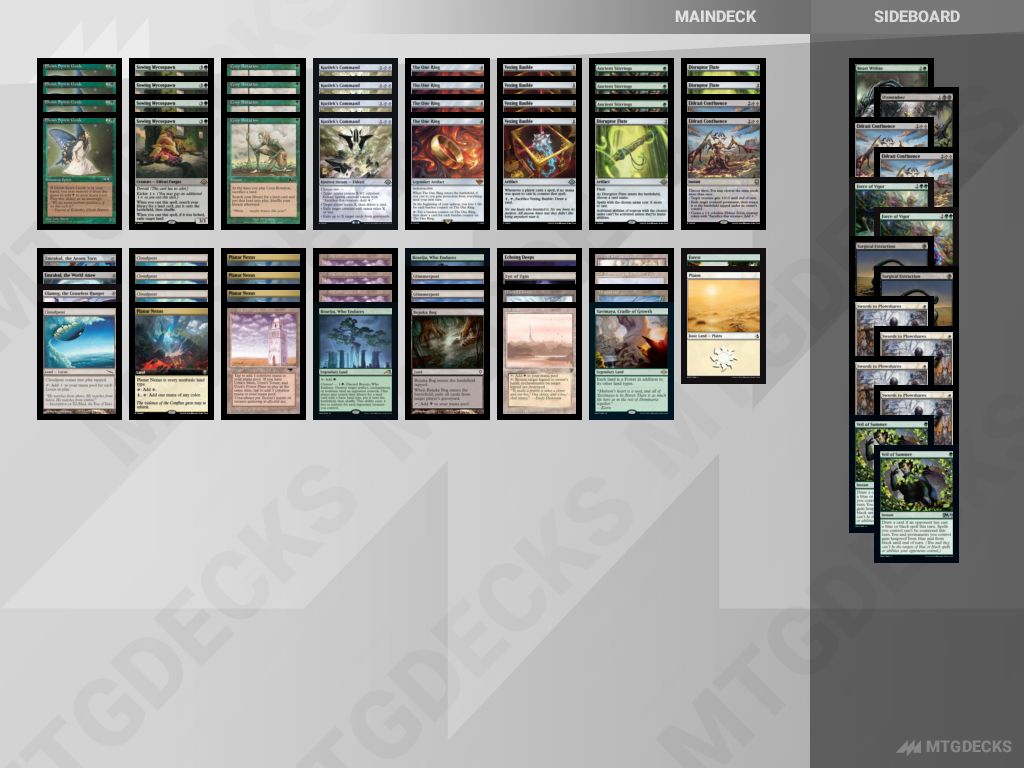 Legacy Mono-Green 12-Post deck by johncarvalho • MTG DECKS
