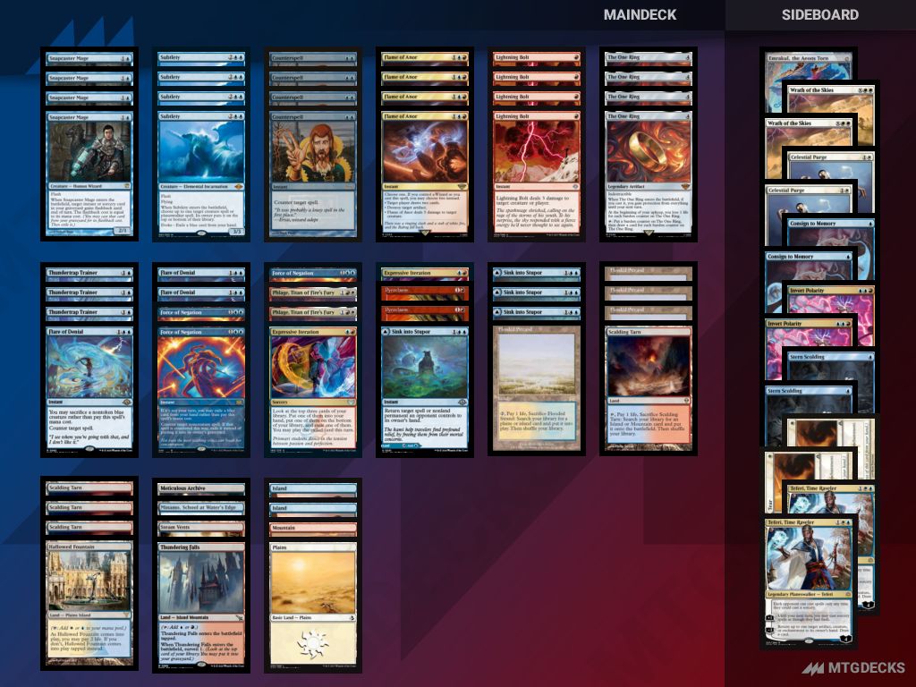 Modern Wizard deck by Honjo Yuma • MTG DECKS