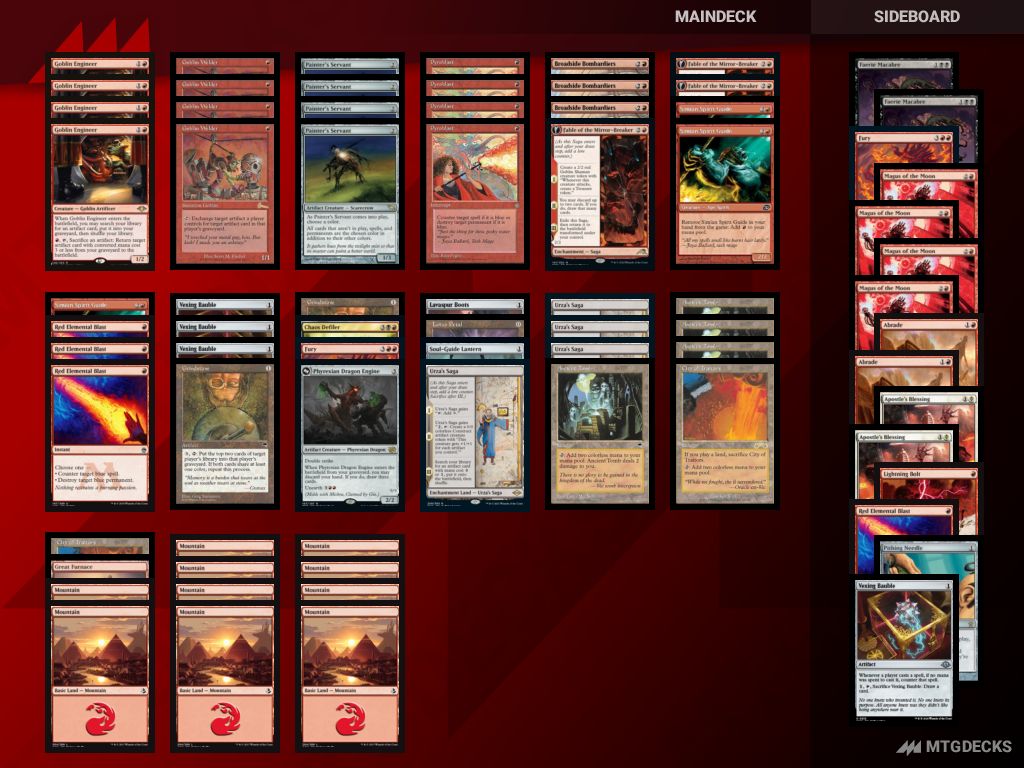 Legacy Painter Grindstone deck by samus_ssp • MTG DECKS