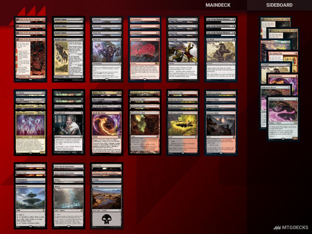 Arena Explorer Rakdos Transmogrify deck by draks • MTG DECKS