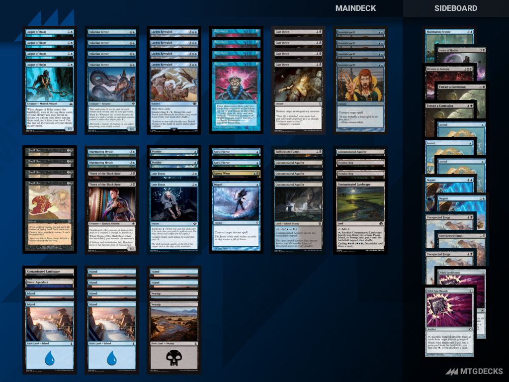 Pauper UB Controll deck by joaolucas • MTG DECKS