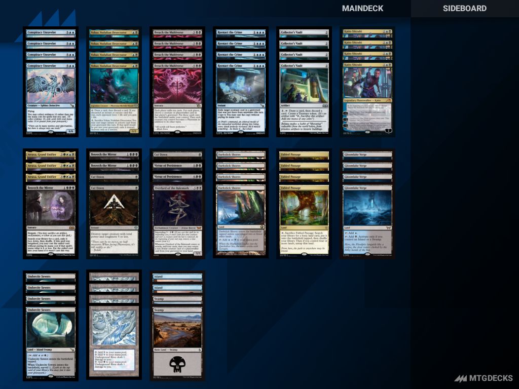 Standard Dimir Turbo Crime deck by yoman5 • MTG DECKS