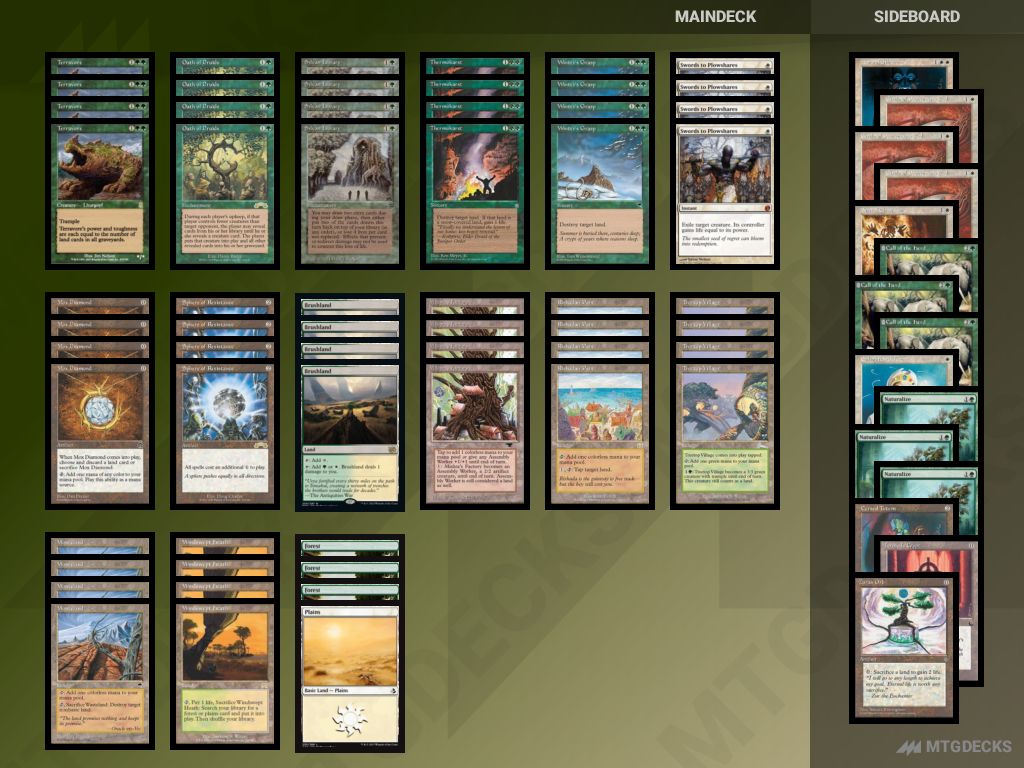 Premodern Oath Ponza deck by Matej Belasta • MTG DECKS