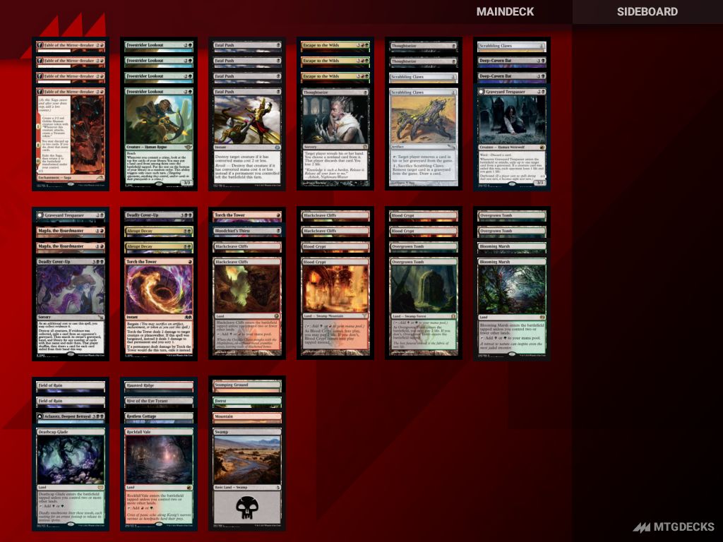 Arena Explorer Jund Midrange deck by SkyBLUEkepl • MTG DECKS