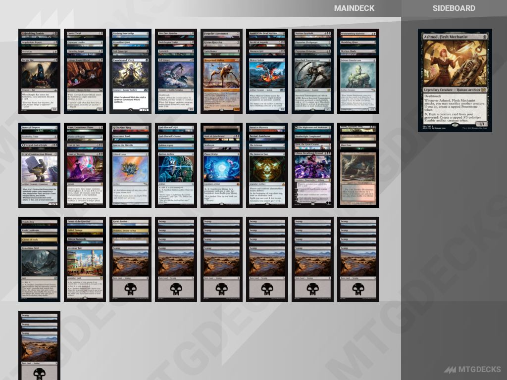 Historic-Brawl ashnod brawl deck by atomickevbot • MTG DECKS