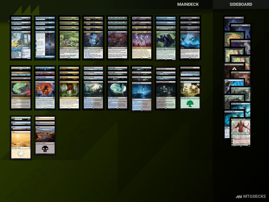 Arena Standard 4 Color REANIM deck by AliEldrazi • MTG DECKS