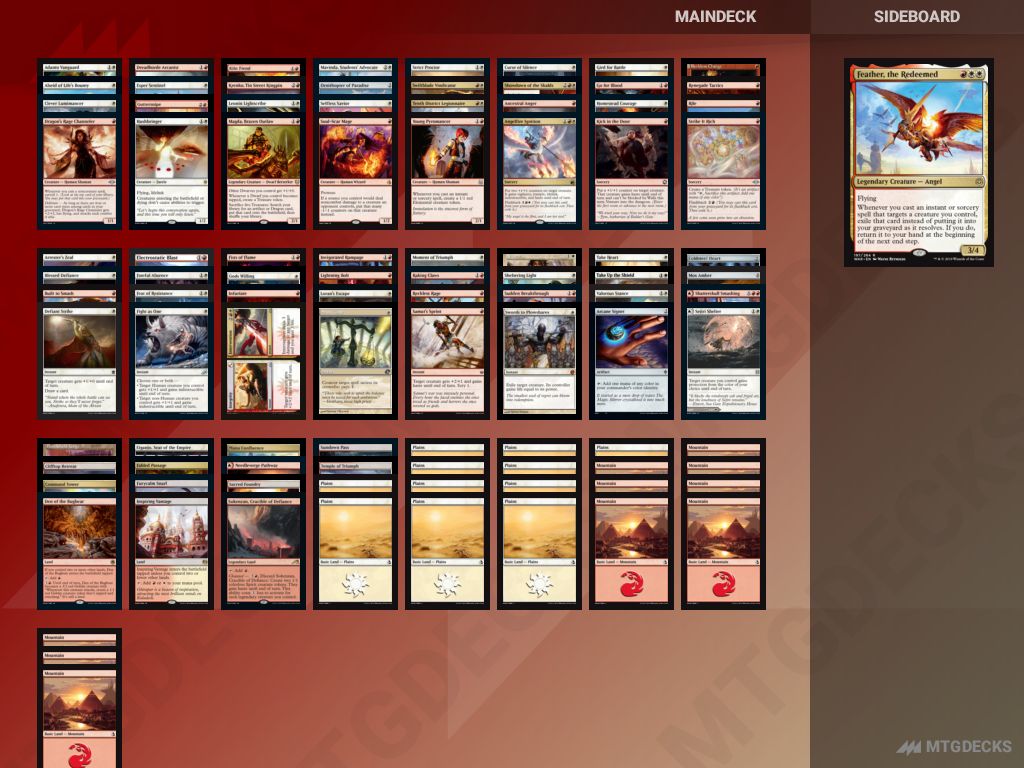 Historic-Brawl Feather Brawl deck by jasman1000000 • MTG DECKS