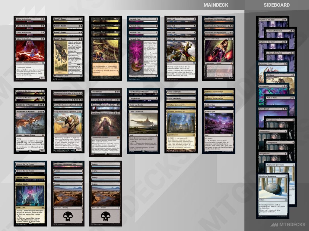 Arena Explorer Mono Black Devotion v.2 deck by Santyaga • MTG DECKS