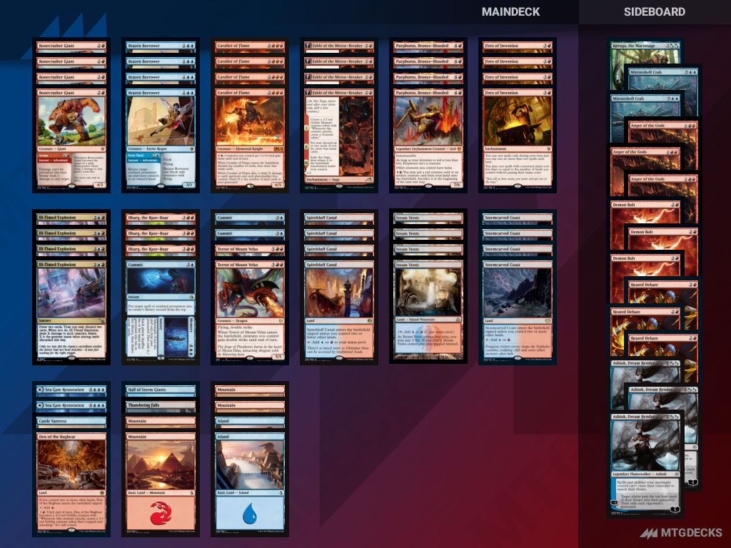 Arena Explorer Fire Pigs deck by HamHocks42 • MTG DECKS