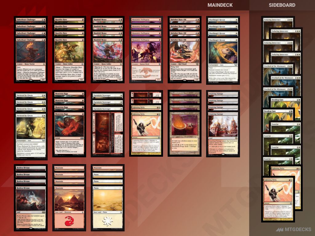Standard Boros Auras deck by bless_von • MTG DECKS