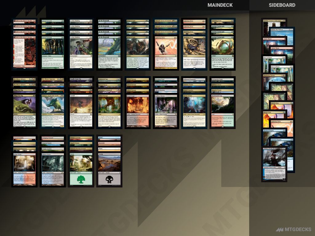 Pioneer Five-color Niv-Mizzet deck by Rafael Xavier • MTG DECKS