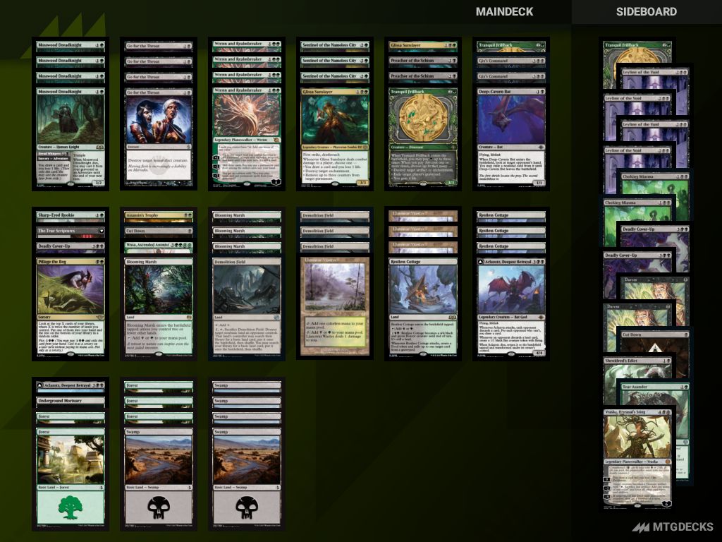 Arena Standard Golgarbage (3) deck by voodoo • MTG DECKS