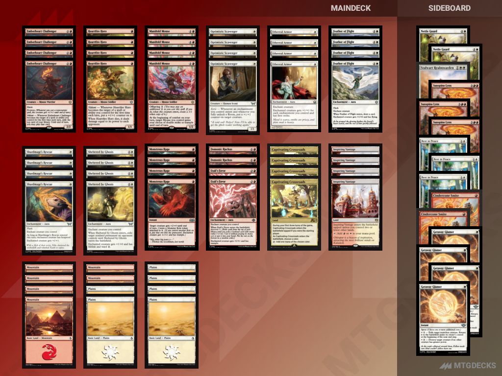 Arena Alchemy Boros Auras deck by Gdinut • MTG DECKS