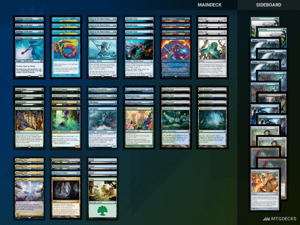 Modern Merfolk deck by Suzuki Seiya • MTG DECKS