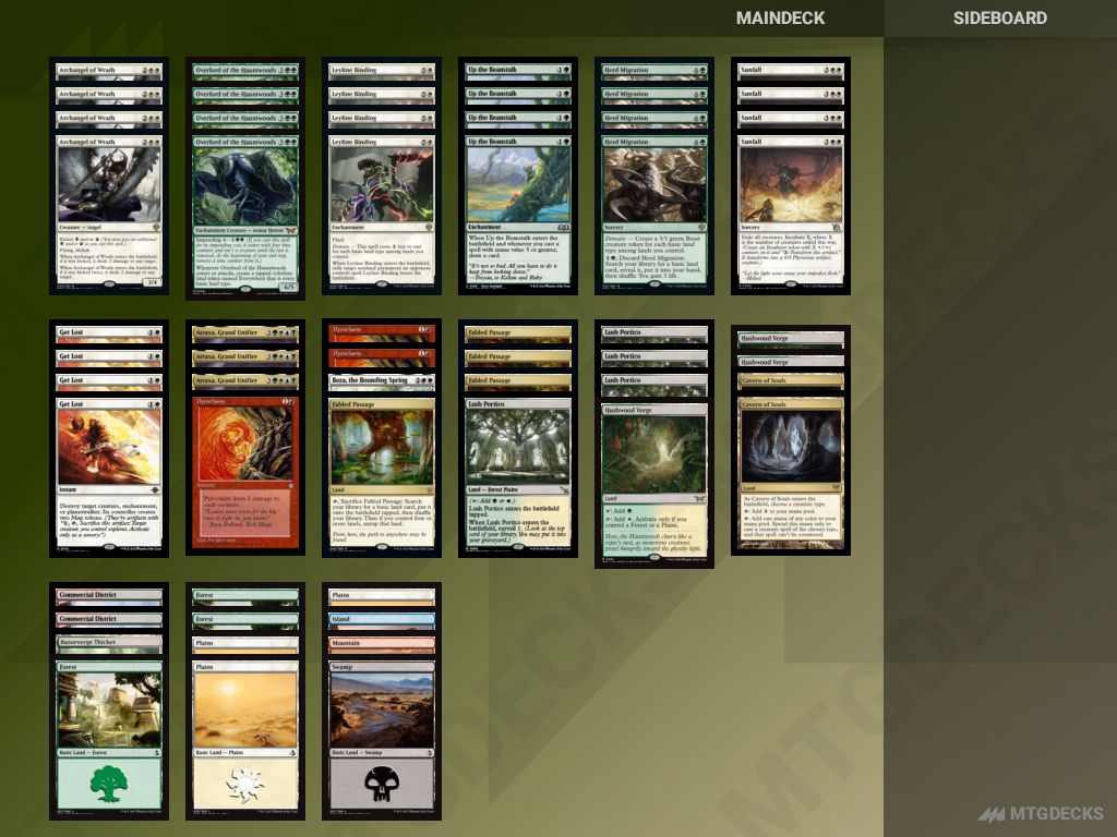 Arena Standard 5-Color Domain deck by mazereon • MTG DECKS