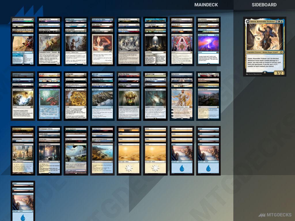 Historic-Brawl Imoen, Honorable Trickster - WU deck by HistoricBrawler ...