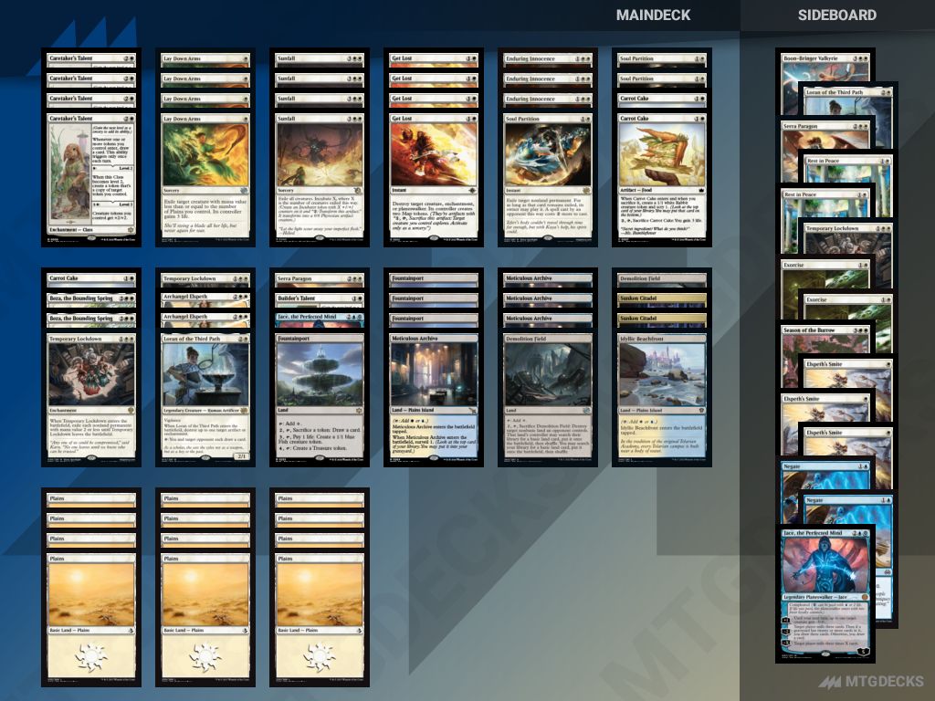 Standard Azorius Tokens Control deck by ovmlcabrera • MTG DECKS