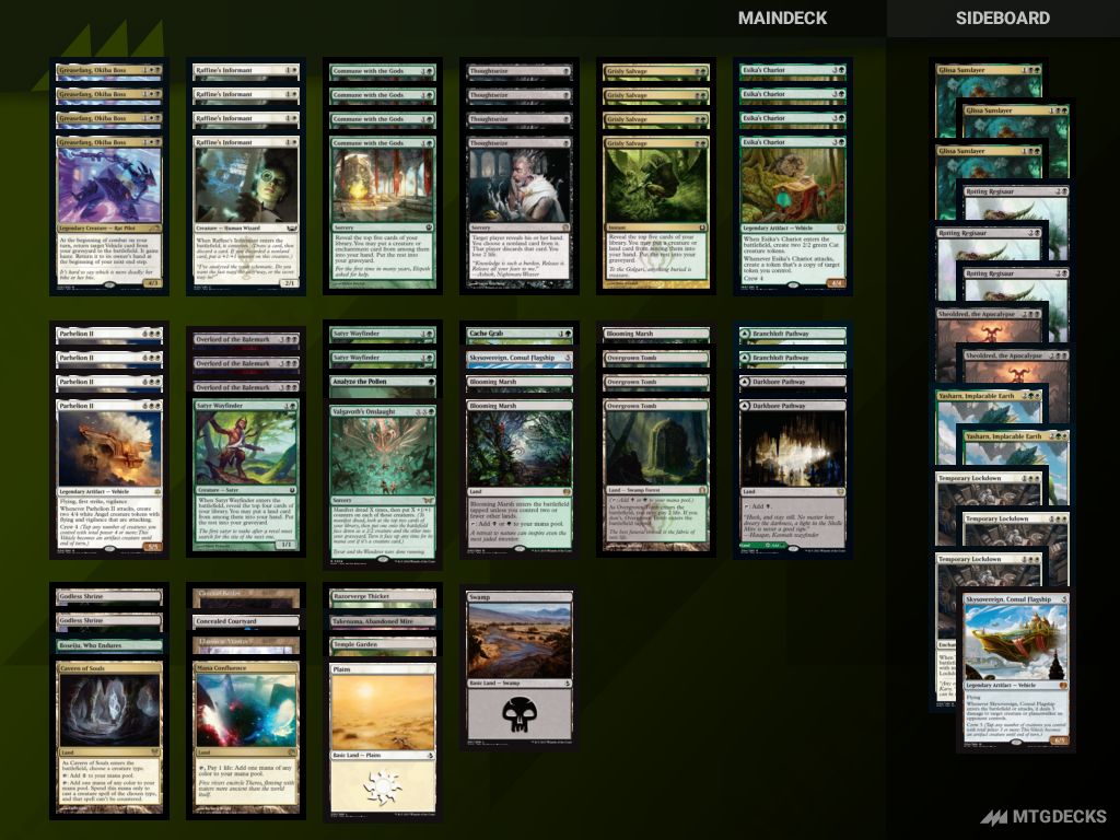 Pioneer Abzan Greasefang deck by ManiCavo • MTG DECKS