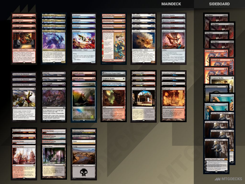 Arena Historic Rogue deck by Zapdos97 • MTG DECKS