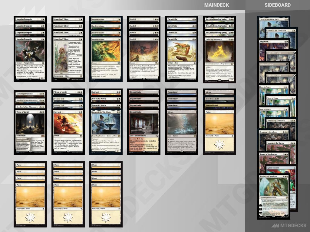 Standard Mono White deck by Koike Masahiro • MTG DECKS
