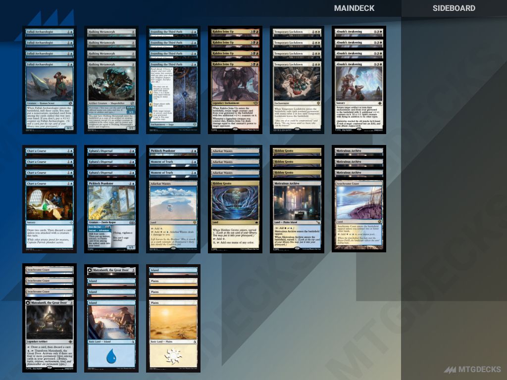 MTG Standard Duskmourn Esper Awakening top decks • MTG DECKS