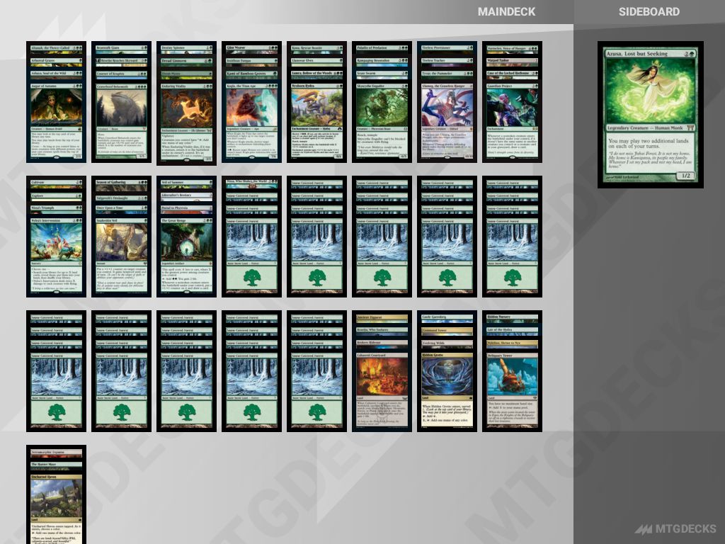 Historic-Brawl Arena Azusa the lost deck by Majin_Souji • MTG DECKS