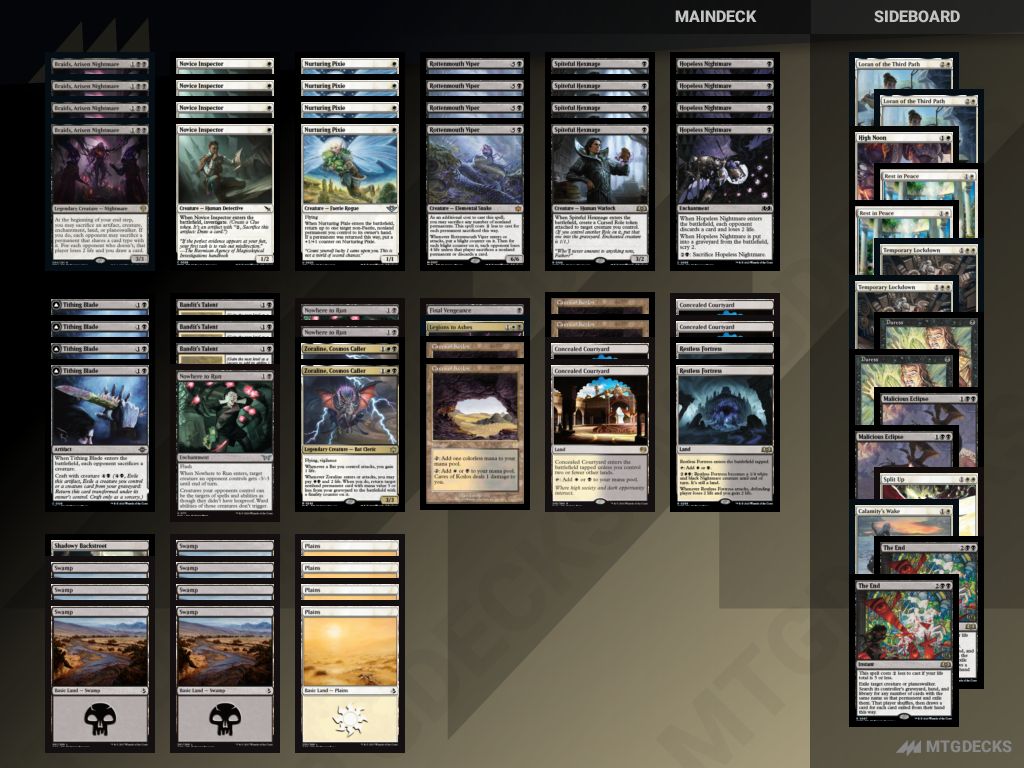 Standard Azorius Midrange deck by Yu Shindo • MTG DECKS