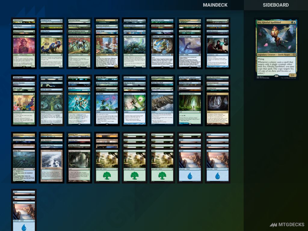 Historic-Brawl Ivy, Gleeful Spellthief Version 1 (Needs Work deck by ...