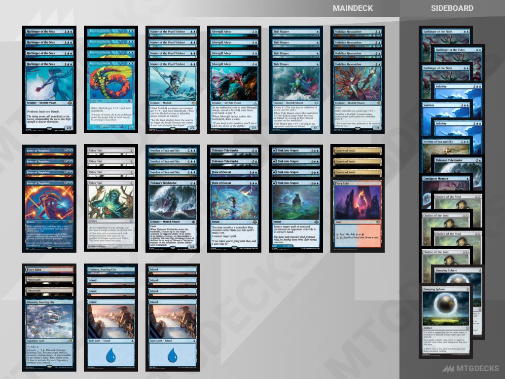 Modern Merfolk deck by Ryo Sawada • MTG DECKS