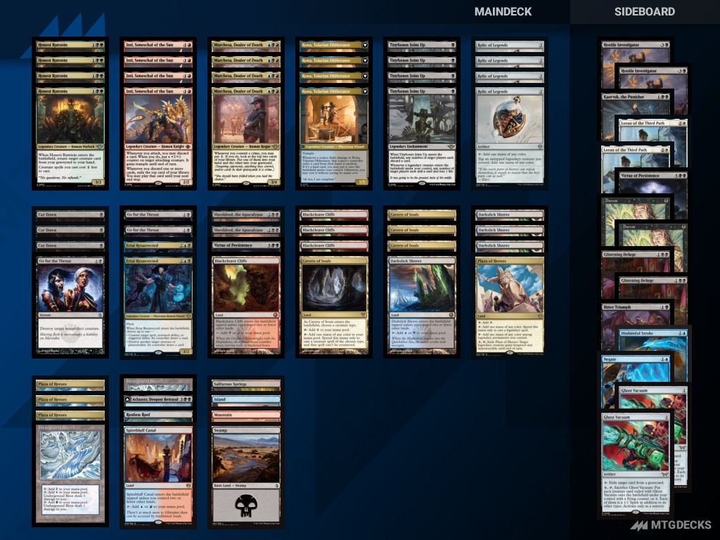 Standard 5 Color Legends deck by howa • MTG DECKS