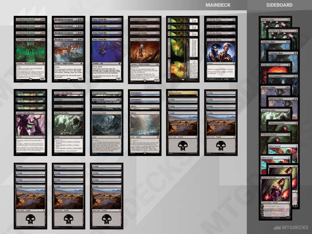 Standard Demon Slasher MkⅡ deck by Sakai Takayuki • MTG DECKS