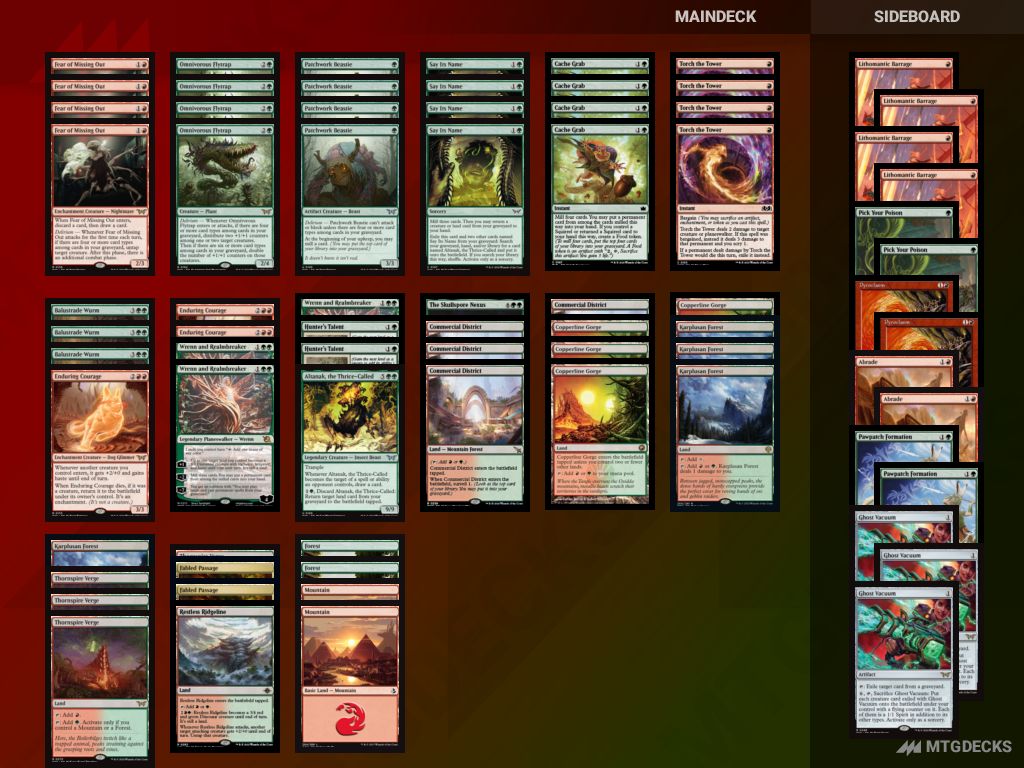 Arena Standard GRUUL DELIRIUM MID deck by Rapsolo • MTG DECKS